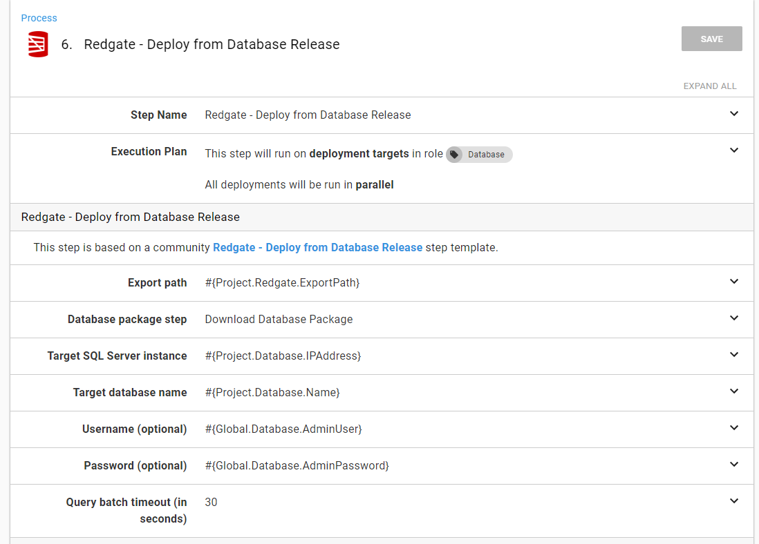 Automated Database Deployments using State Based Redgate SQL Change Automation - Octopus Deploy