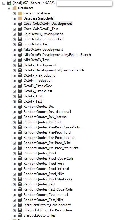 Automated Database Deployments using State Based Redgate SQL Change Automation - Octopus Deploy