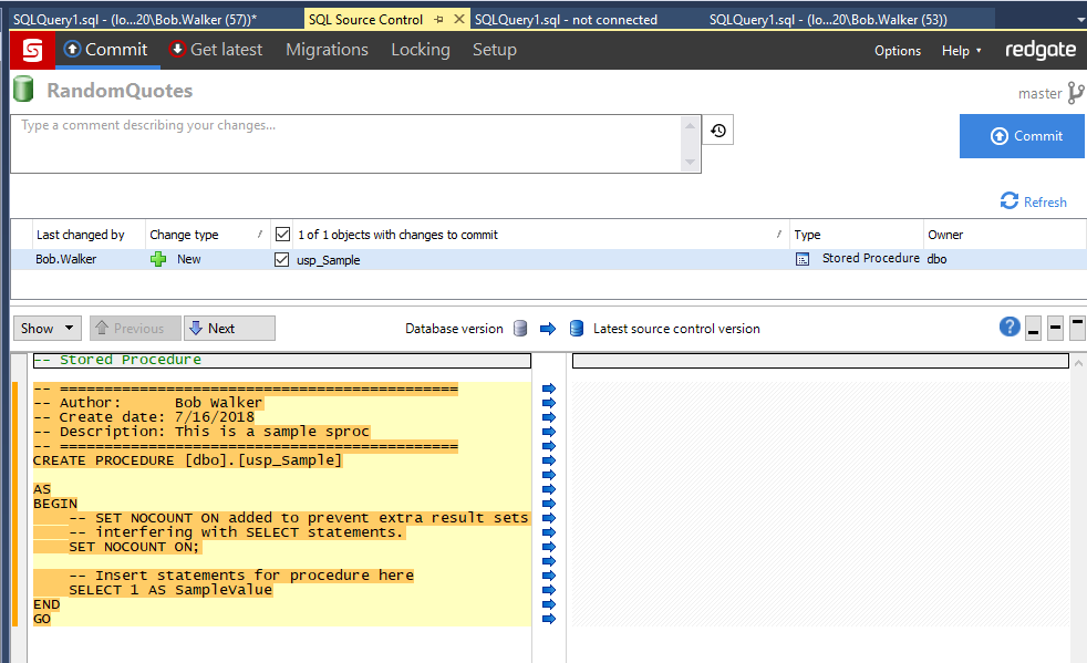 Automated Database Deployments using State Based Redgate SQL Change Automation - Octopus Deploy