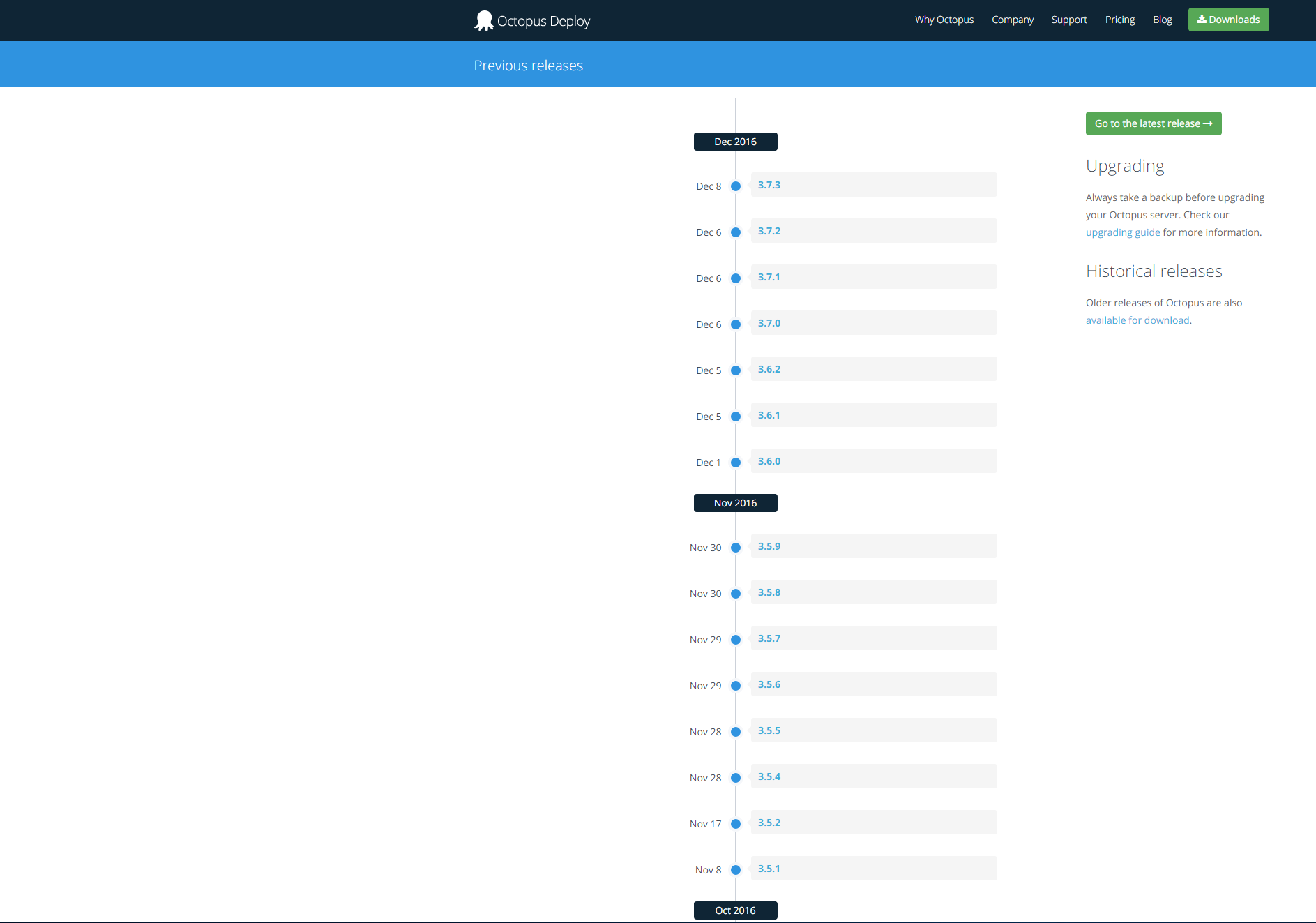 Upgrading a modern version of Octopus - Octopus Deploy