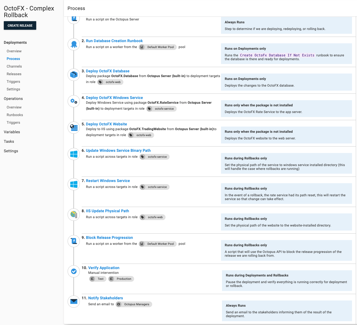 Rollback .NET Application on Windows Server - Octopus Deploy