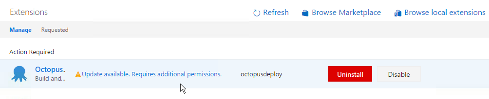 Azure DevOps and TFS Extension Version Compatibility - Octopus Deploy