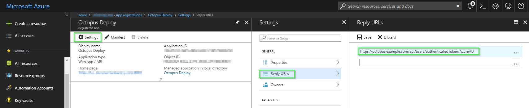 Azure Active Directory authentication - Octopus Deploy