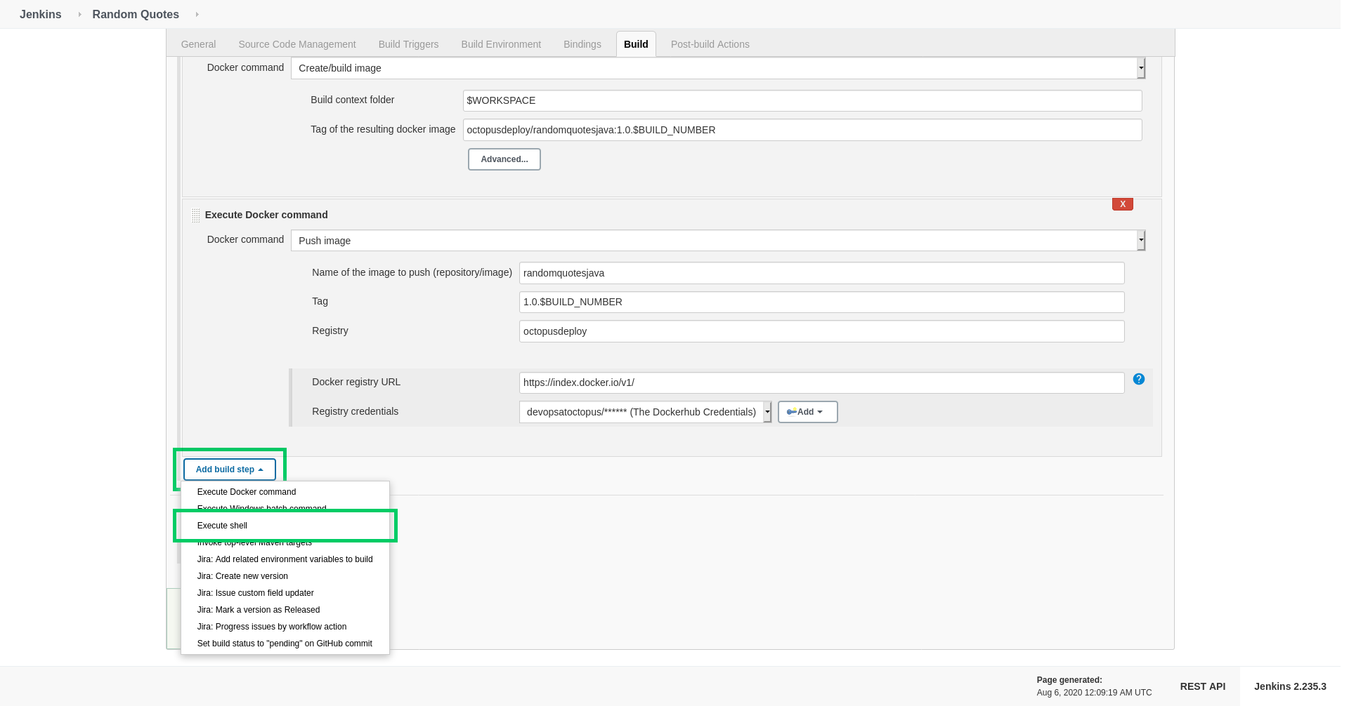 Deploy A Java Application To Kubernetes Using Octopus Jenkins And Docker Registry Octopus Deploy
