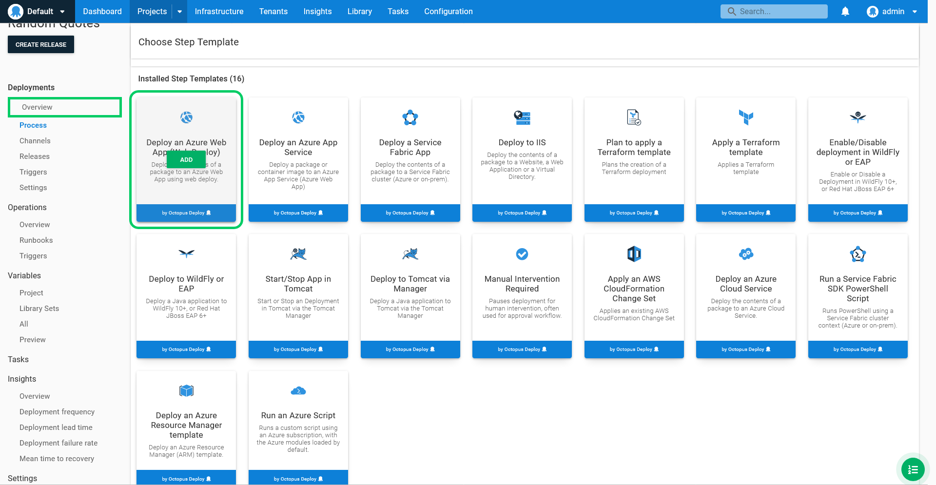 Deploy An Asp Application To Azure Websites Using Octopus And Azure